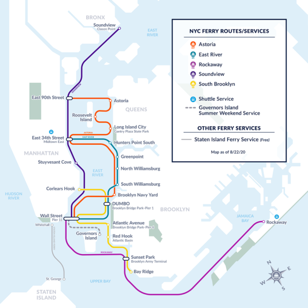 Cómo pasear en ferry en Nueva York – mi vida en nyc